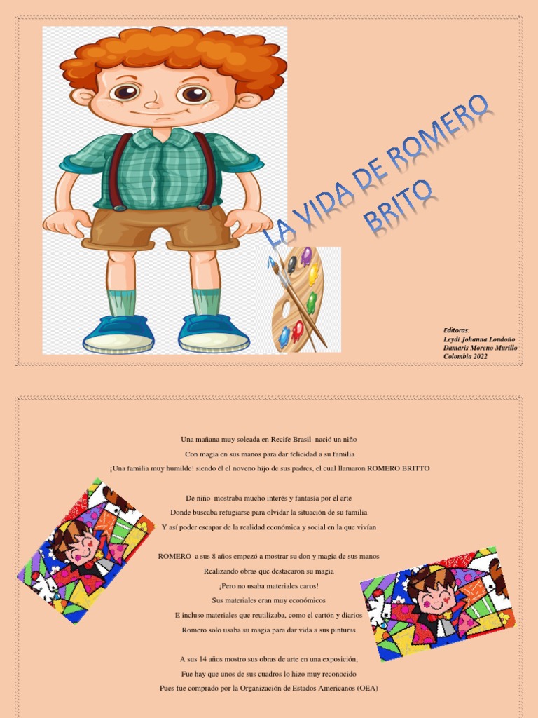La Vida de Romero Britto | PDF | Las artes