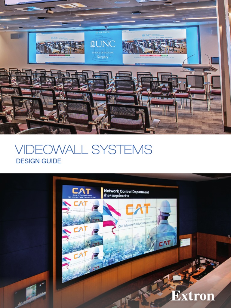 Videowall Design Guide Third Ed Rev e | PDF | Display Resolution | Video
