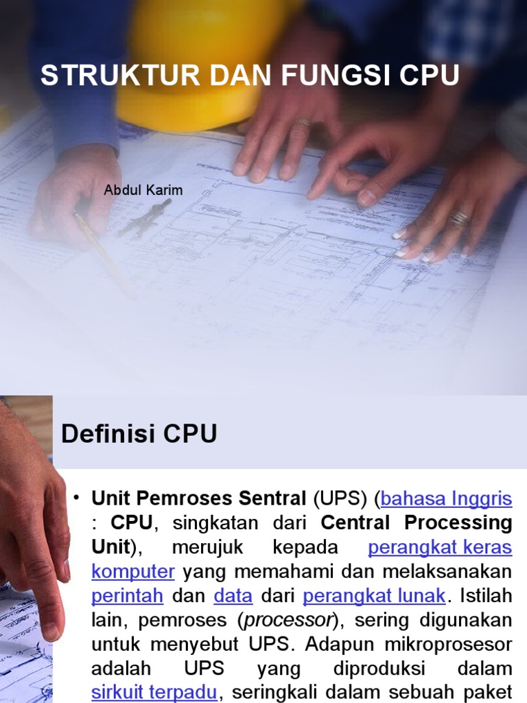 Struktur Dan Fungsi Cpu - 4 | PDF | Pengelolaan Keuangan & Uang | Komputer