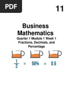 Business Mathematics: Quarter 1 - Module 1: New Normal Math For Grade ...