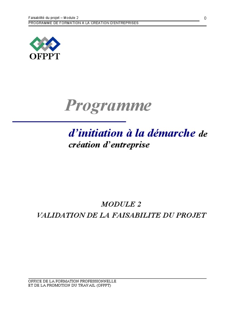 Module 2-Faisabilit Du Projet | PDF | Plan d'affaires | Business
