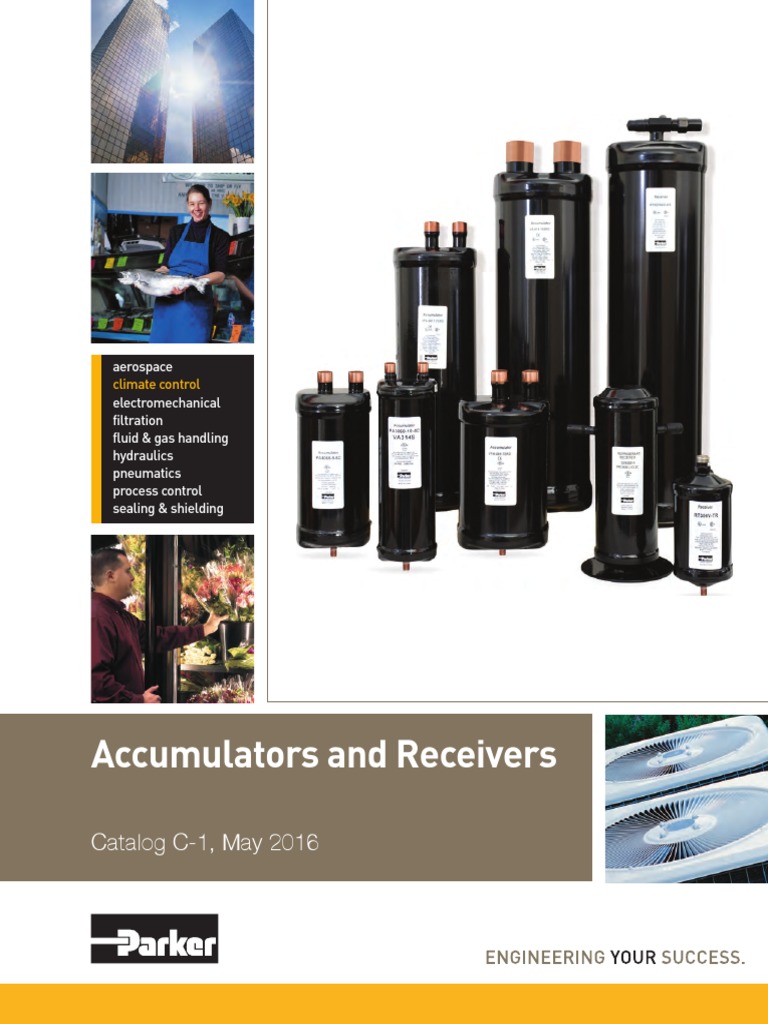 Catalog C-1 Accumulators and Receivers | PDF | Gases | Mechanical ...