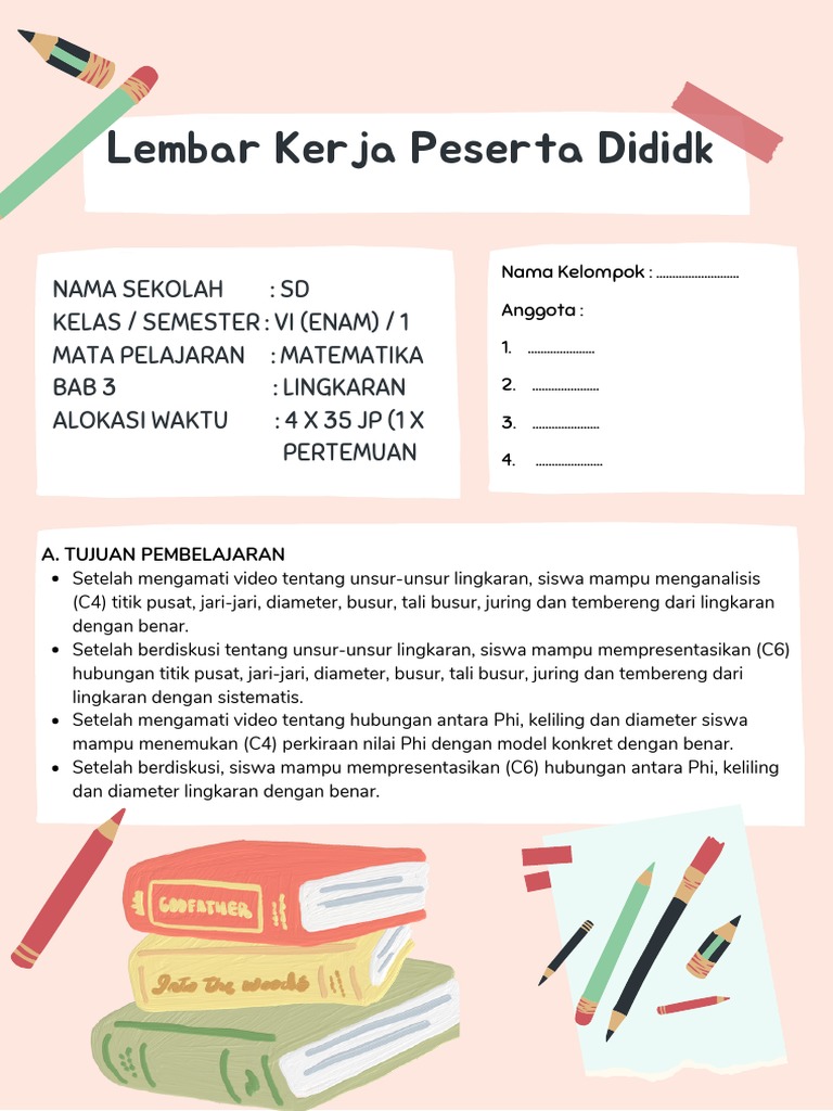 LKPD Matematika Kelas 6 | PDF
