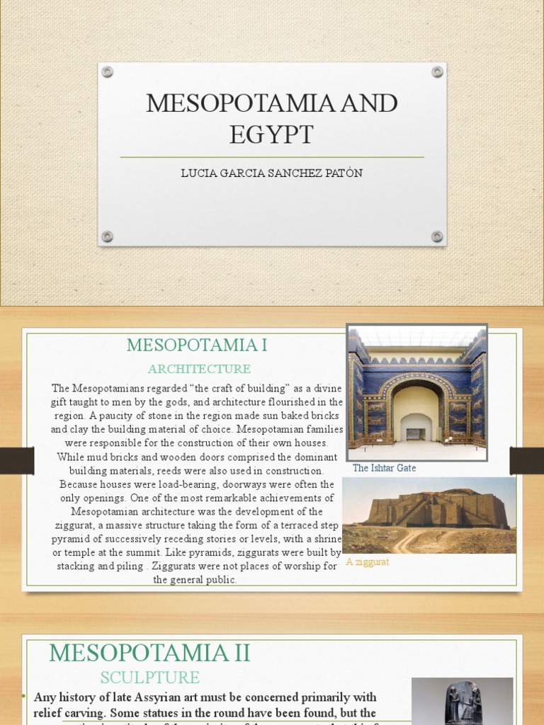 Mesopotamia and Egypt 2 - Lucia Garcia 1ºAE | PDF