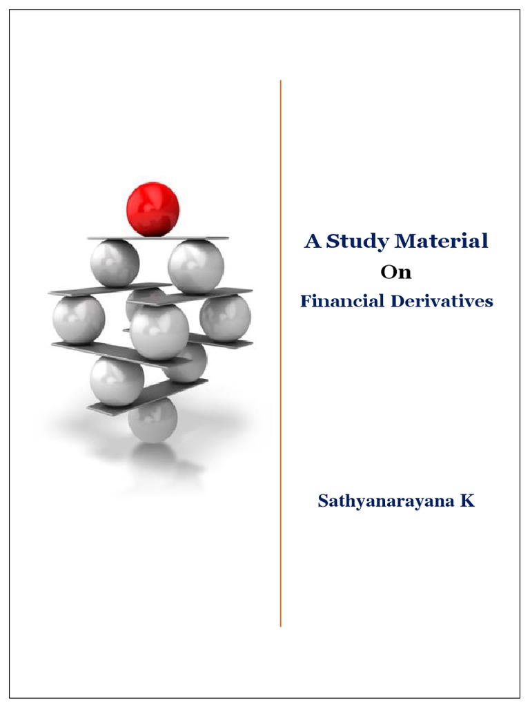 A Study Material On Financial Derivatives | PDF | Option (Finance ...