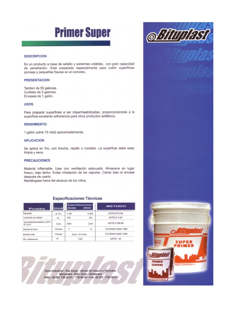 7 Productosasfaticos-Bituplast | PDF