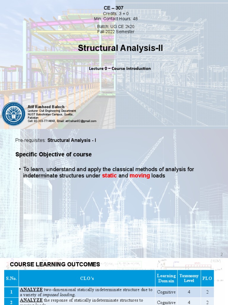 0 - Course Introduction | PDF | Structural Analysis | Beam (Structure)