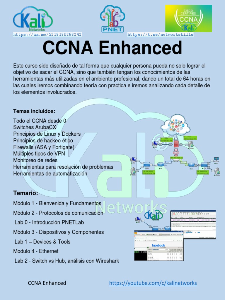Syllabus - CCNA Enhanced | PDF | Yo Pv6 | Arquitectura de internet