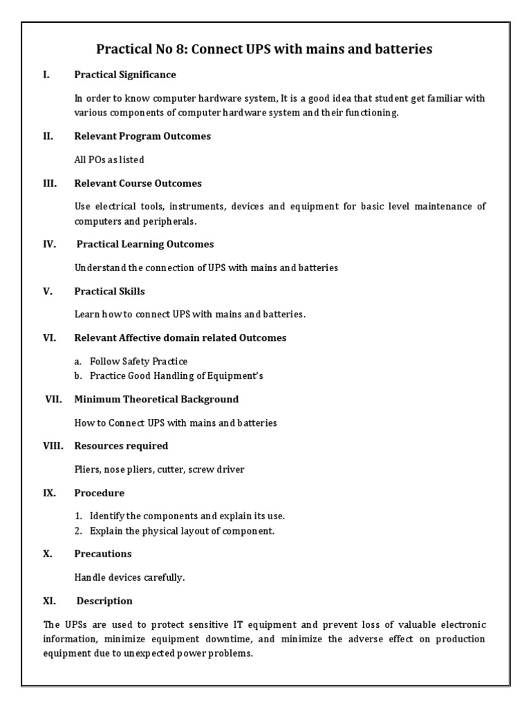 WPC Practical No. 8 | PDF | Mains Electricity | Direct Current