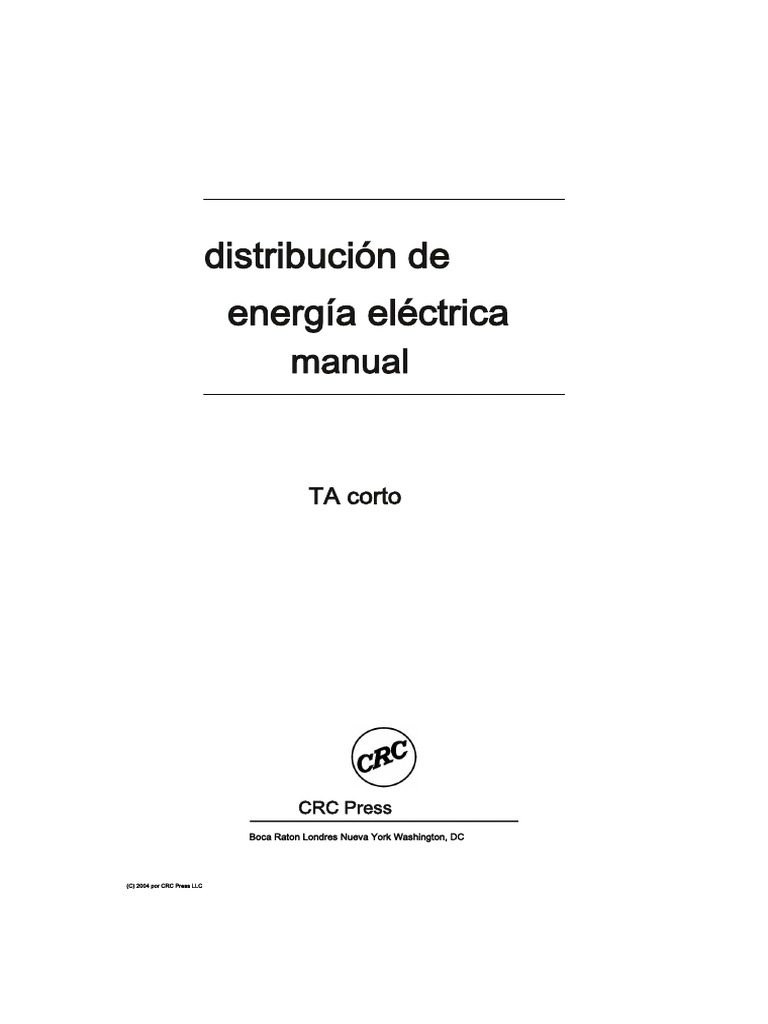 Electric Power Distribution Handbook 1 174.en - Es | PDF | Ingenieria ...