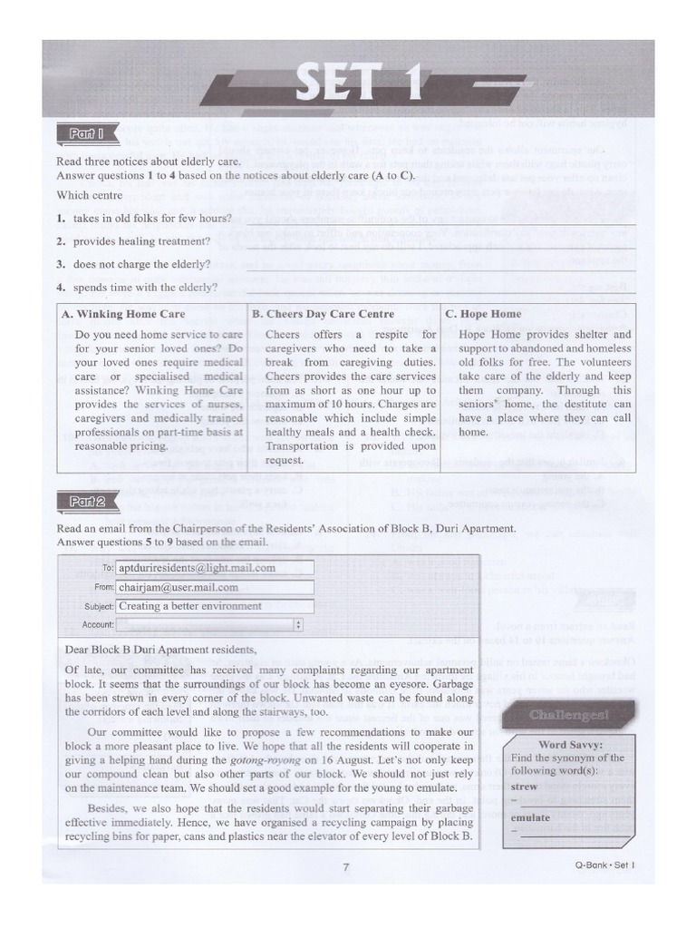 Reading Test | PDF