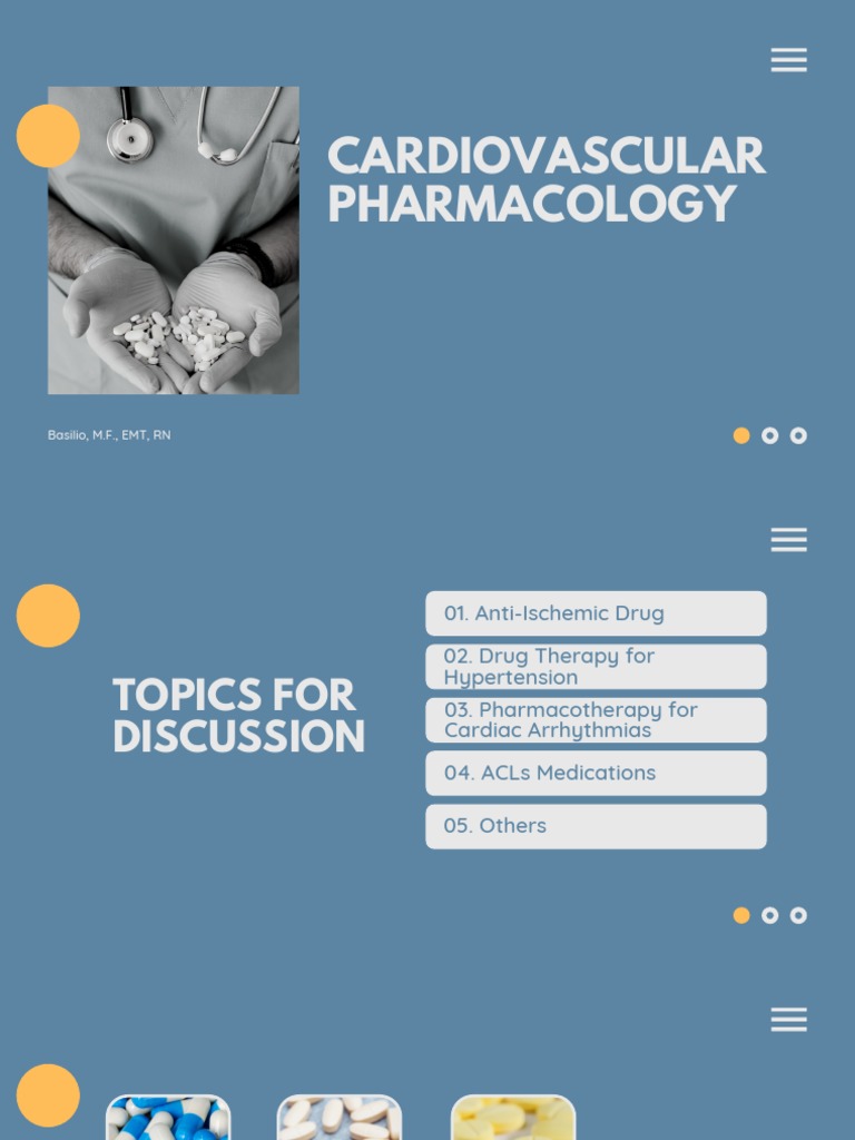 Cardiovascular Pharmacology | PDF