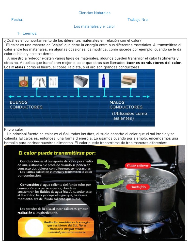 Los Materiales y El Calor | PDF