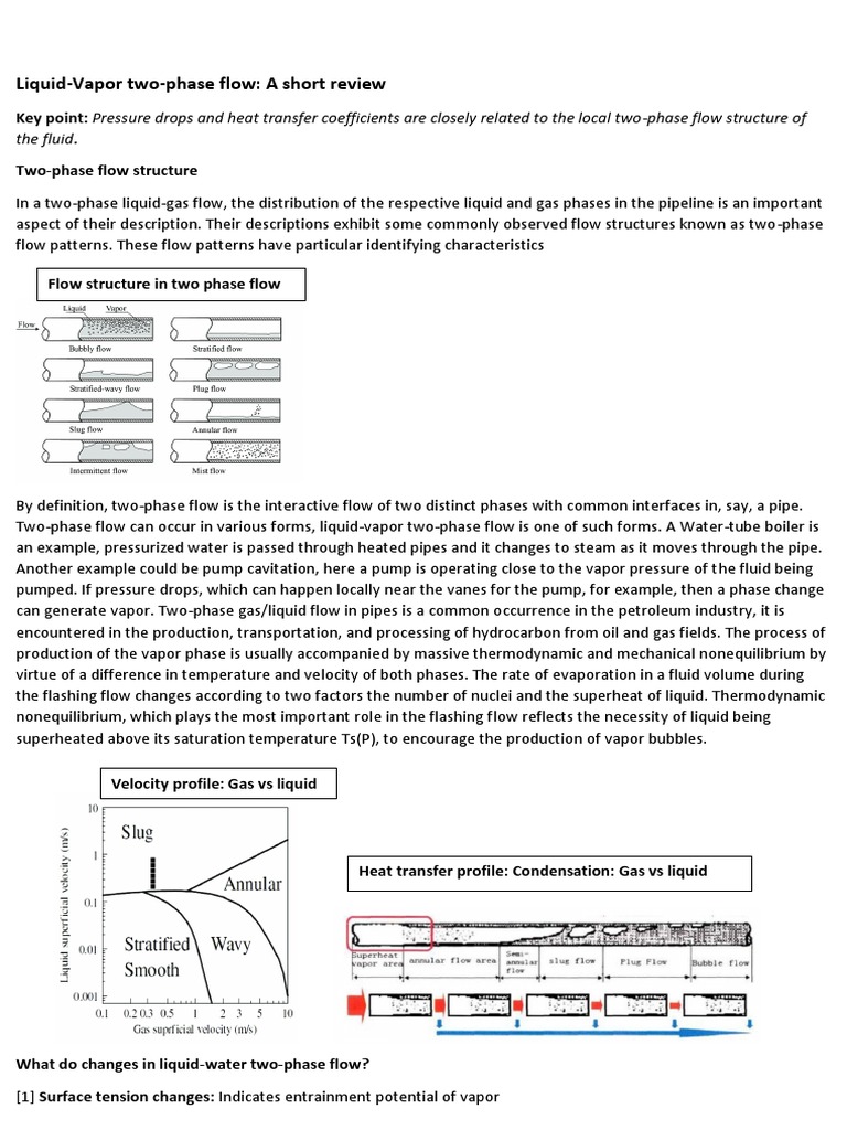 Two Phase Flow - A Short Note | PDF