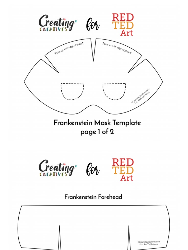 Frankenstein Mask Template | PDF
