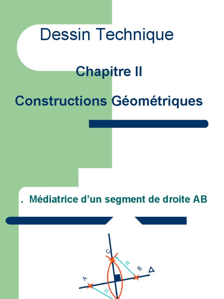Constructions Géométriques en Dessin Technique | PDF