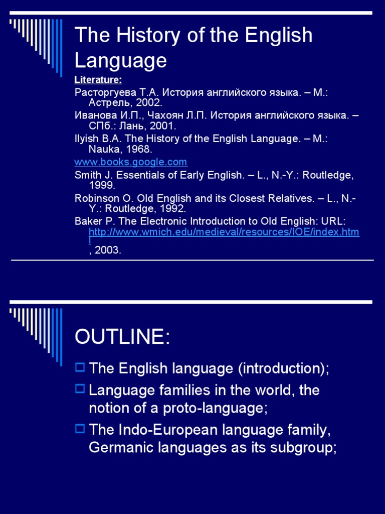 The History of The English Language | PDF | Languages | Foreign ...