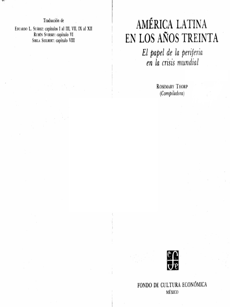 Carlos Díaz - "América Latina en Los Años Treinta" | PDF