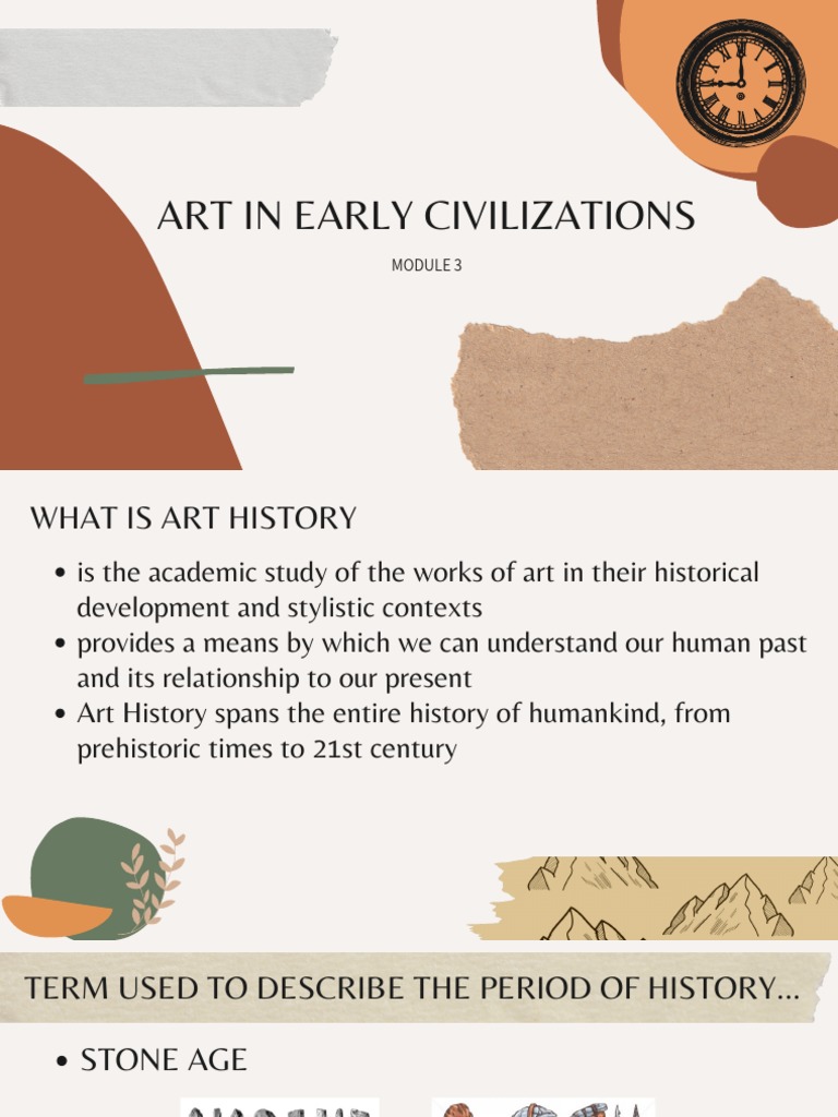 Art in Early Civilization | PDF | Paleolithic | Stone Age
