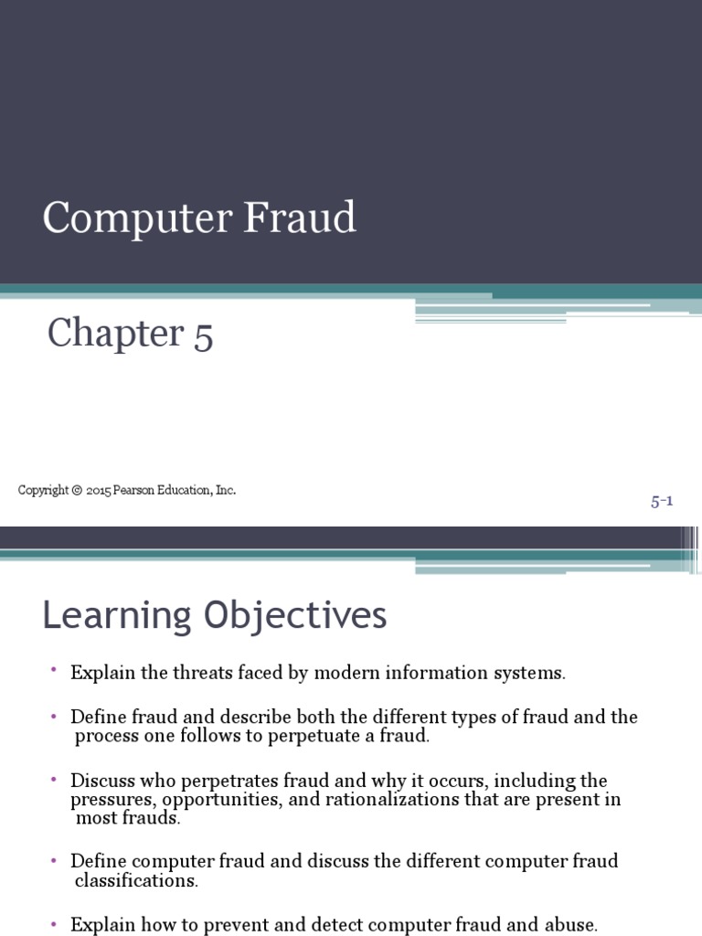 Chapter 5 - Computer Fraud | PDF | Business | Finance & Money Management