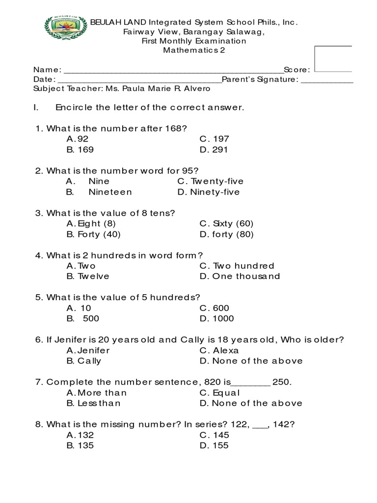 Math 1 and 2 | PDF | Mathematics | Science