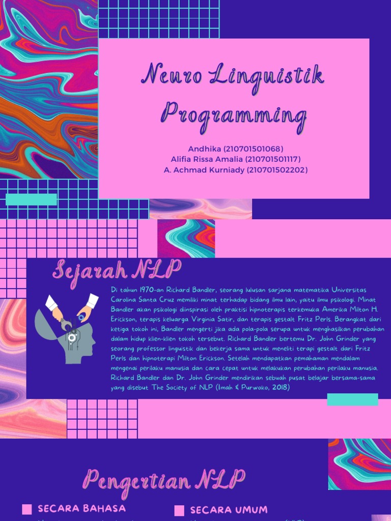 Sejarah dan Manfaat NLP | PDF | Karier & Perkembangan | Pengembangan Diri
