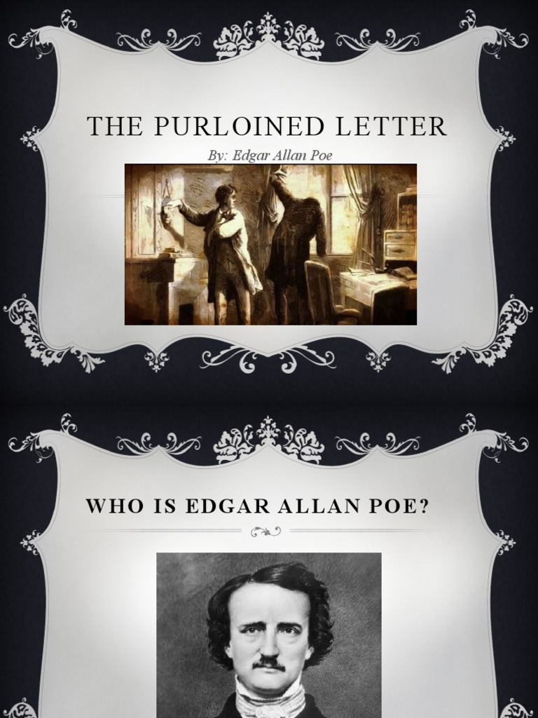 The Purloined Letter | PDF | Edgar Allan Poe