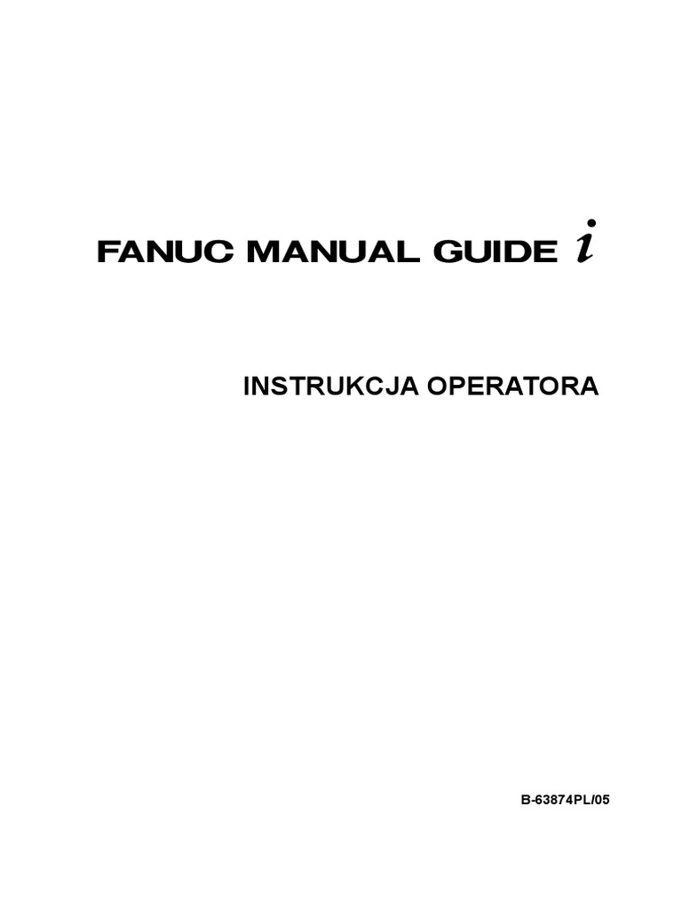 Fanuc Manual Guide | PDF