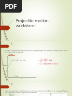 Physics Lab Report 4 Projectile Motion | PDF | Projectiles | Metrology