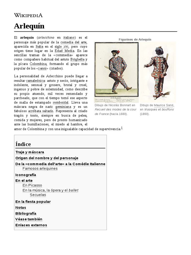 Arlequín | PDF