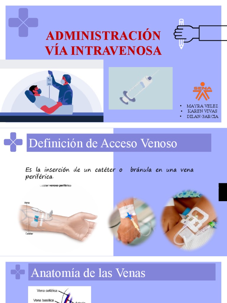 Procedimiento de Vía Intravenosa | PDF | Terapia intravenosa | Medicina ...