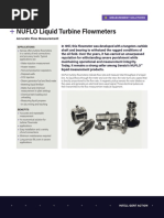 Halliburton Liquid Turbine Meters Data Sheet | PDF | Flow Measurement ...