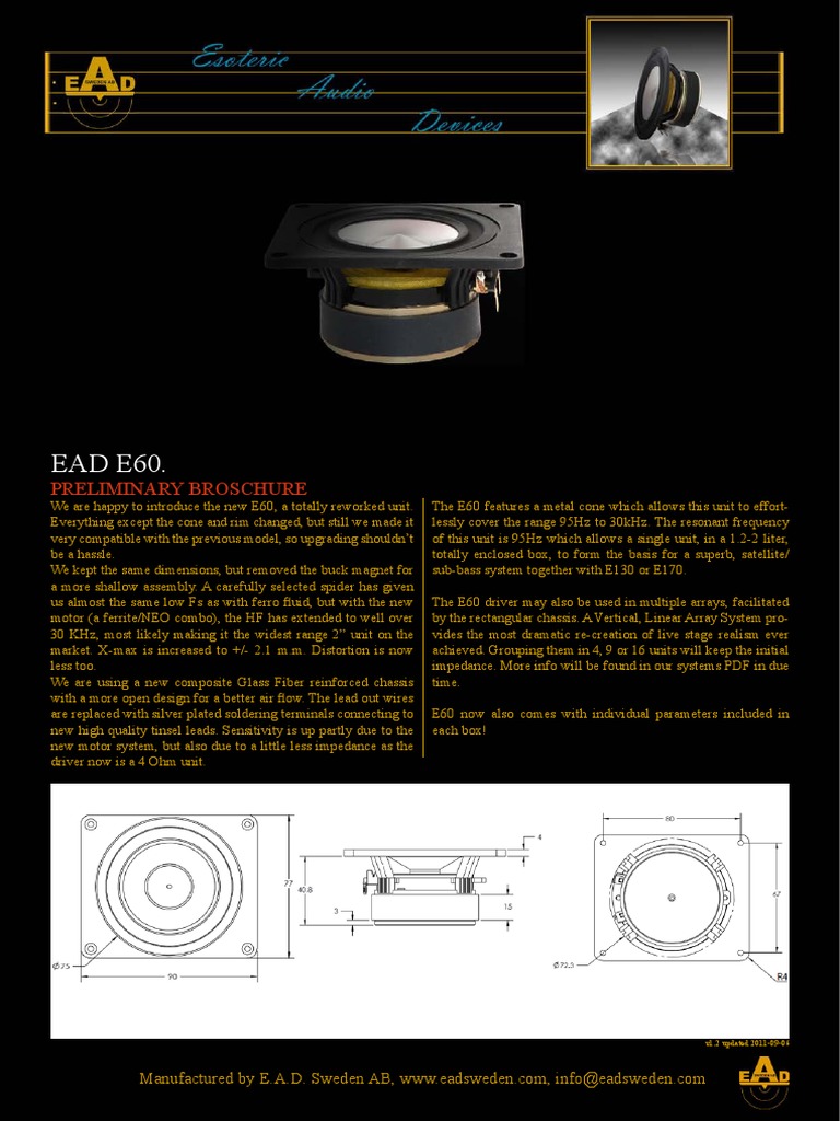 Ead E60 | PDF | Electrical Engineering | Electricity