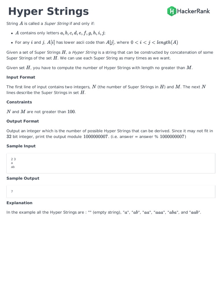 Hyper Strings English | PDF