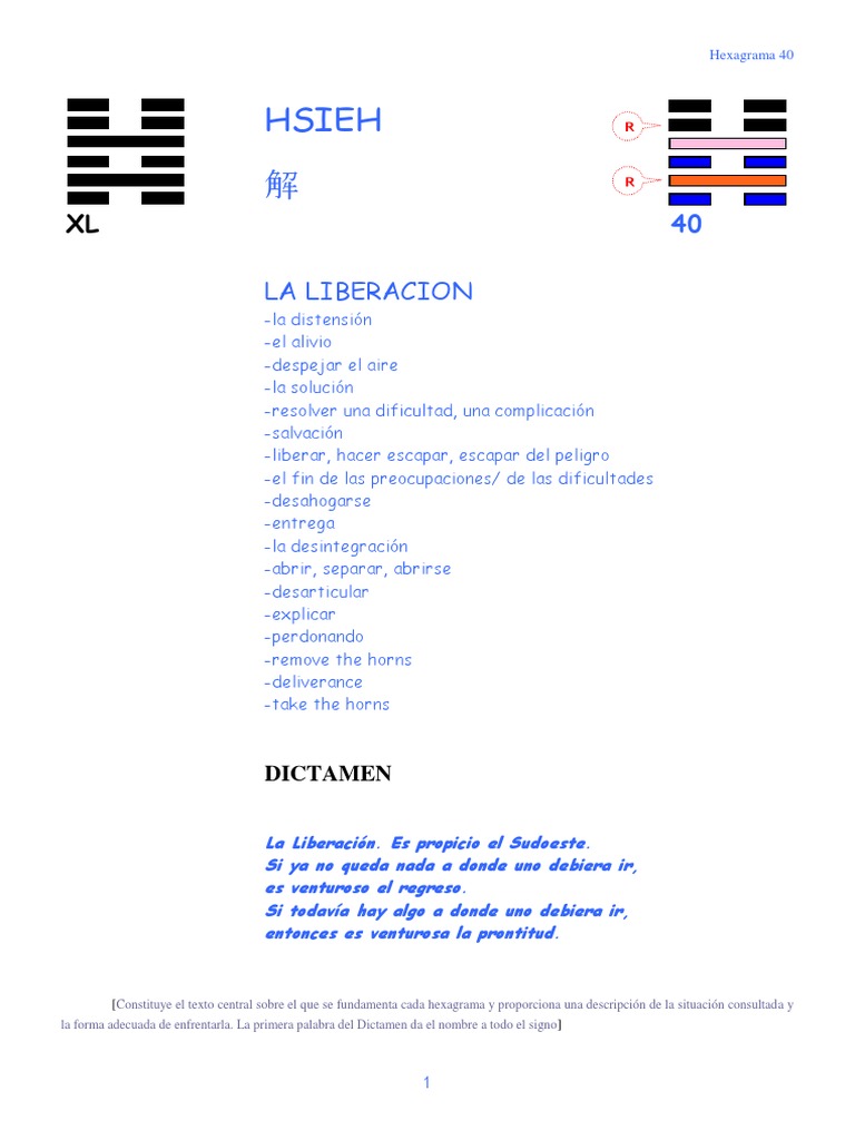 Hexagram A 40 | PDF