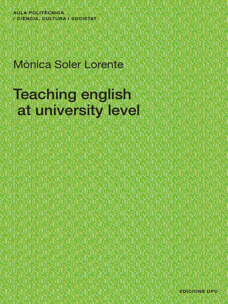 Teaching English at University Level | PDF