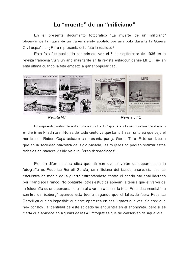 Foto Miliciano | PDF