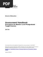 Assessment Handbook 2023 24 | PDF | Educational Assessment | Thesis