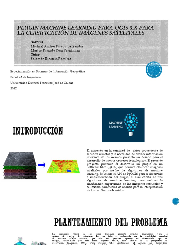 Plugin Machine Learning para QGIS 3 | PDF | Aprendizaje automático ...