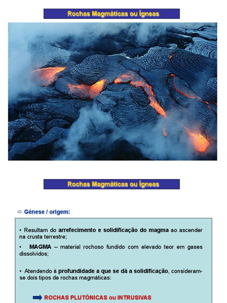 Rochas Magmáticas | PDF | Rocha ígnea | Magma