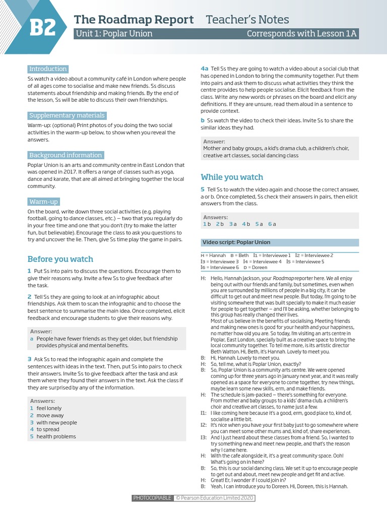 RM B2 Video Worksheets TNs | PDF