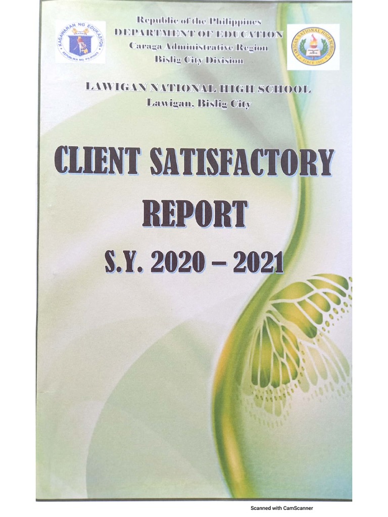 Client Satisfactory Report 2020-2021 | PDF