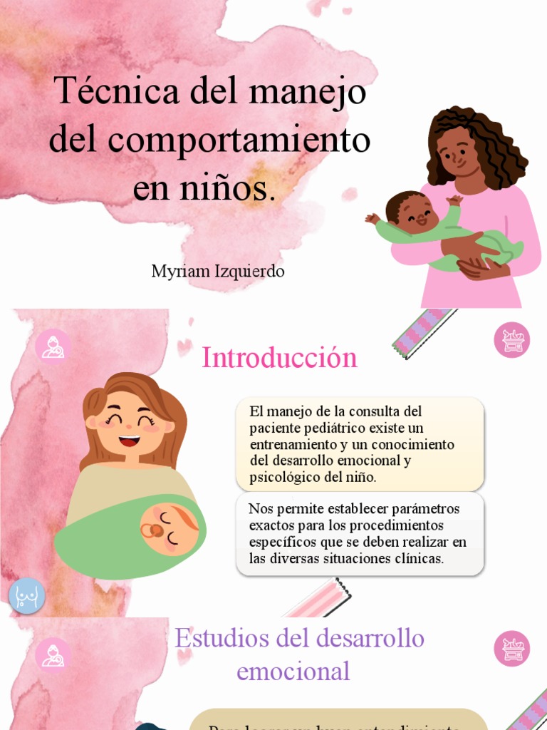 Técnica Del Manejo Del Comportamiento en Niños. | PDF | Las emociones ...