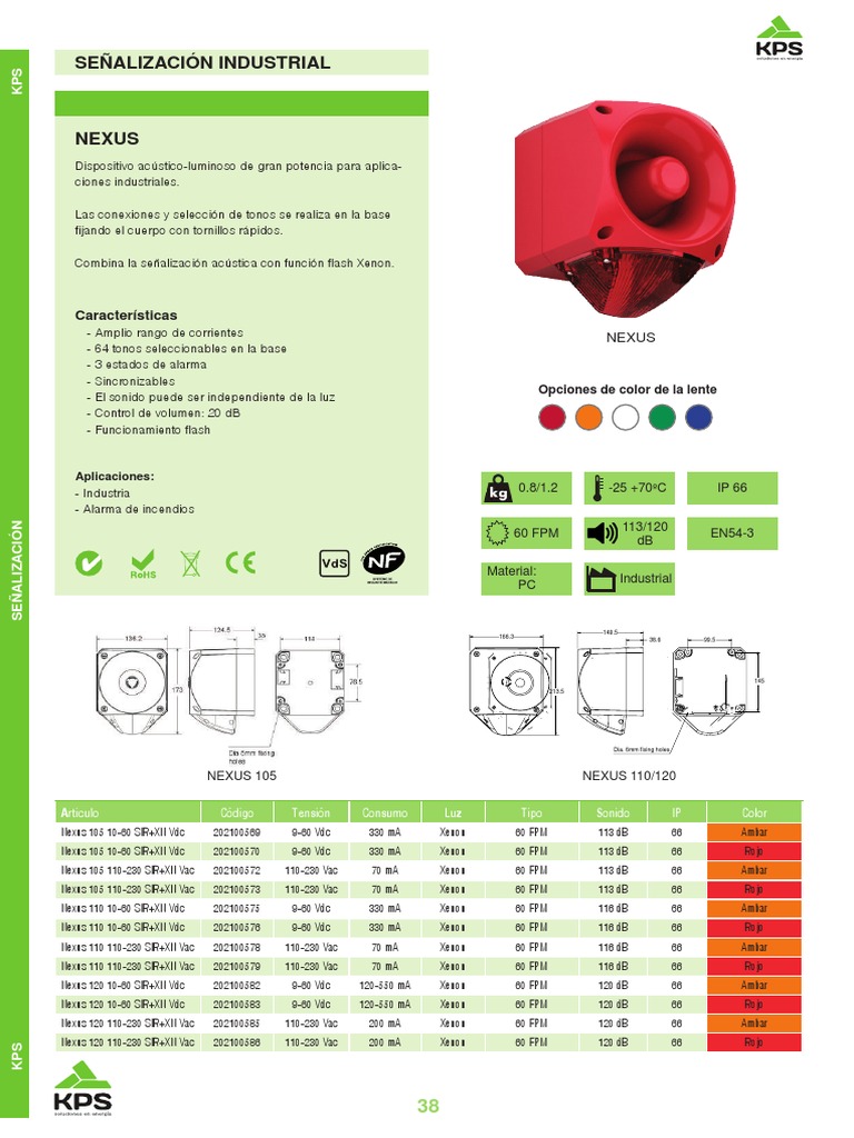 Nexus Baliza | PDF | Ingenieria Eléctrica | Bienes manufacturados