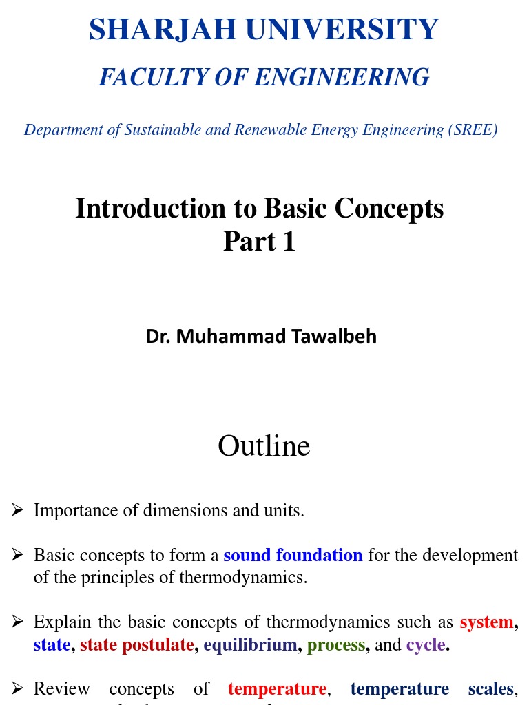 Chapter 1 Introductory Concept and Definitions Part 1 | PDF | Mole (Unit) | Kilogram