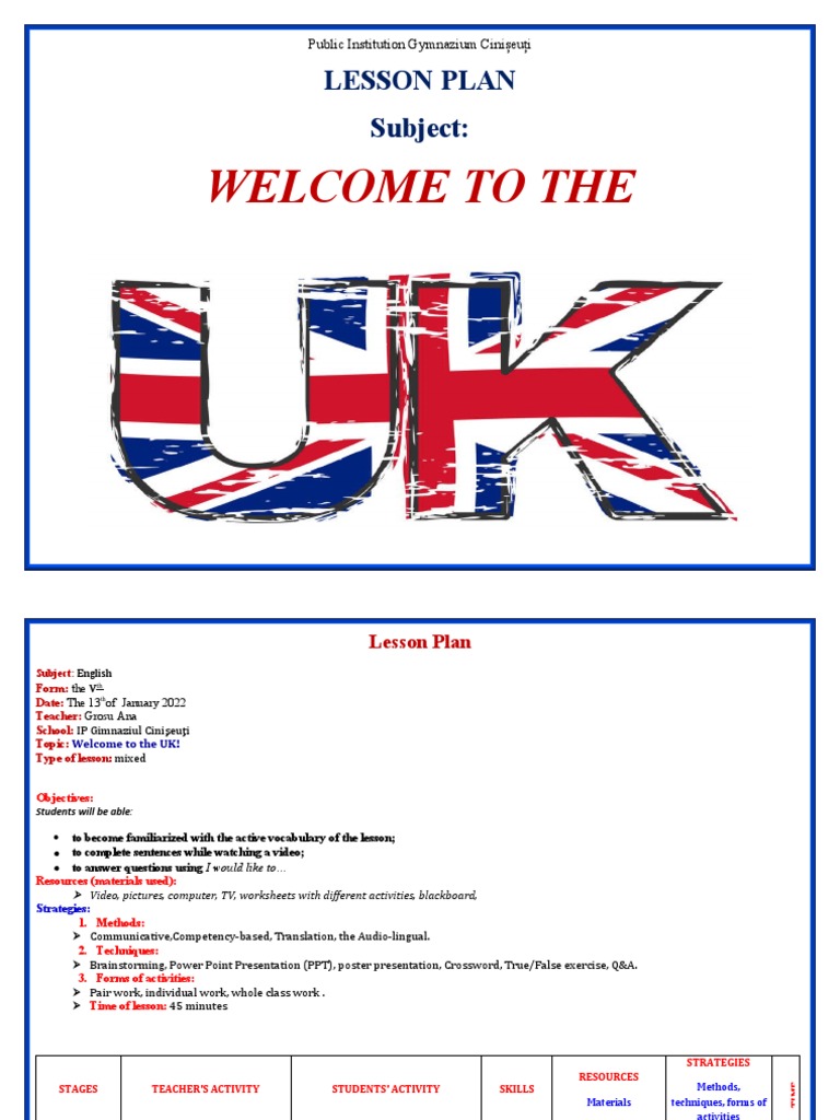 Lesson Plan Pdf Lesson Plan Behavior Modification