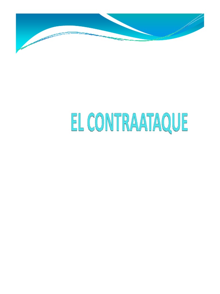 Estrategias de Contraataque en Fútbol | PDF | Deportes | Deportes de equipo