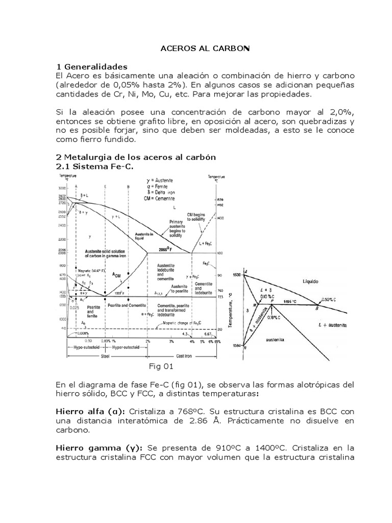 Aceros Al Carbon 2 | PDF | Acero | Tratamiento a base de calor