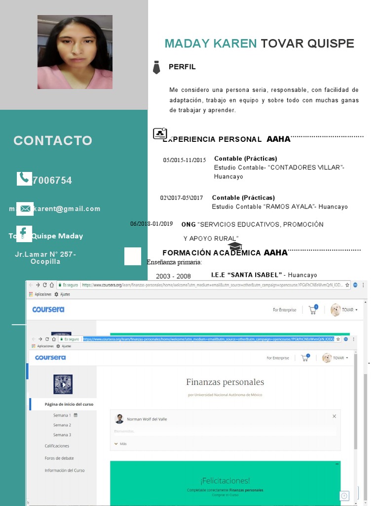 Contacto: Maday Karen | PDF