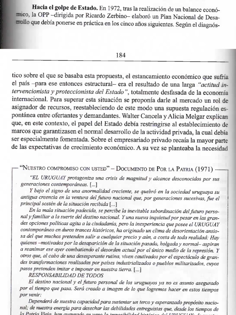 La Dictadura Cívico-Militar Ana Frega y Otros | PDF